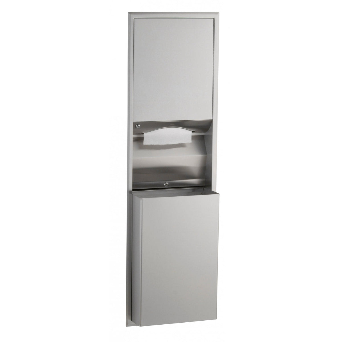 B-3944 Recessed Paper Towel Dispenser and 45.5L Bin Combination Unit ...