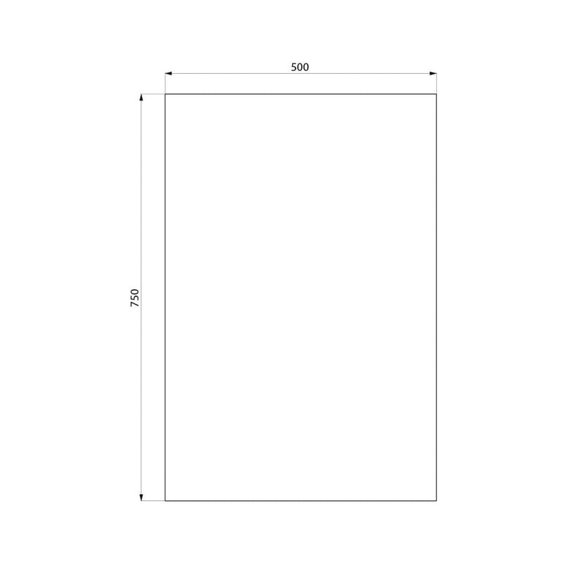 DELABIE 3454 Rectangular Glass Vanity Mirror (500x750) – Intelligent ...