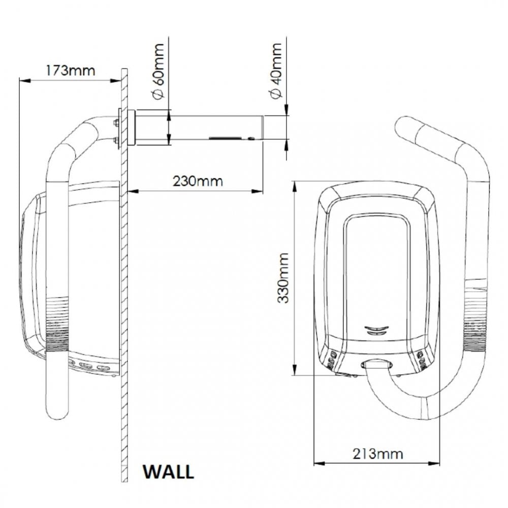 Dryflow Tri-Tap Hand Dryer | Wash and Dry series | IFSM093A-ANON ...