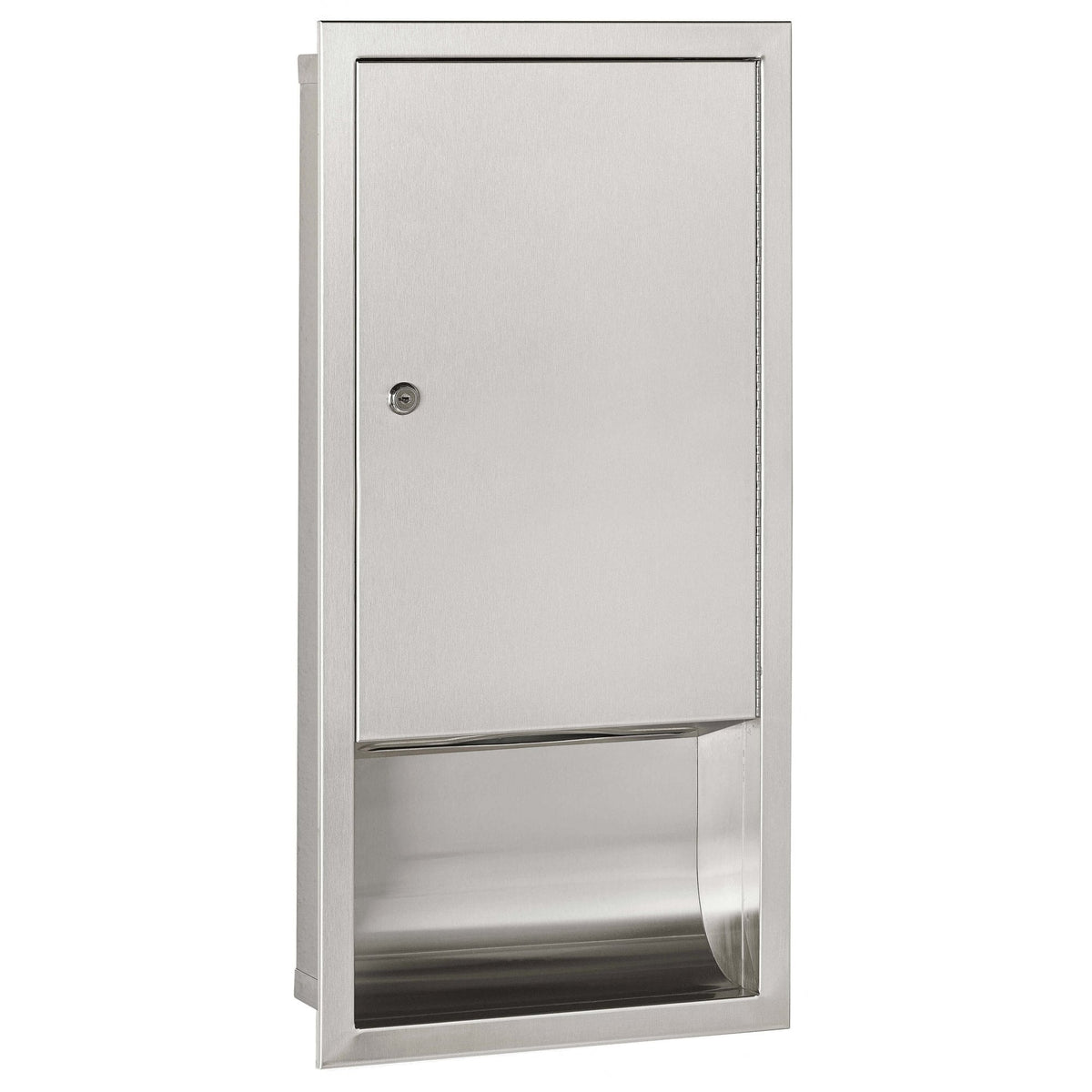 DTE0040CS Mediclinics Stainless Steel Recessed Paper Towel Dispenser ...