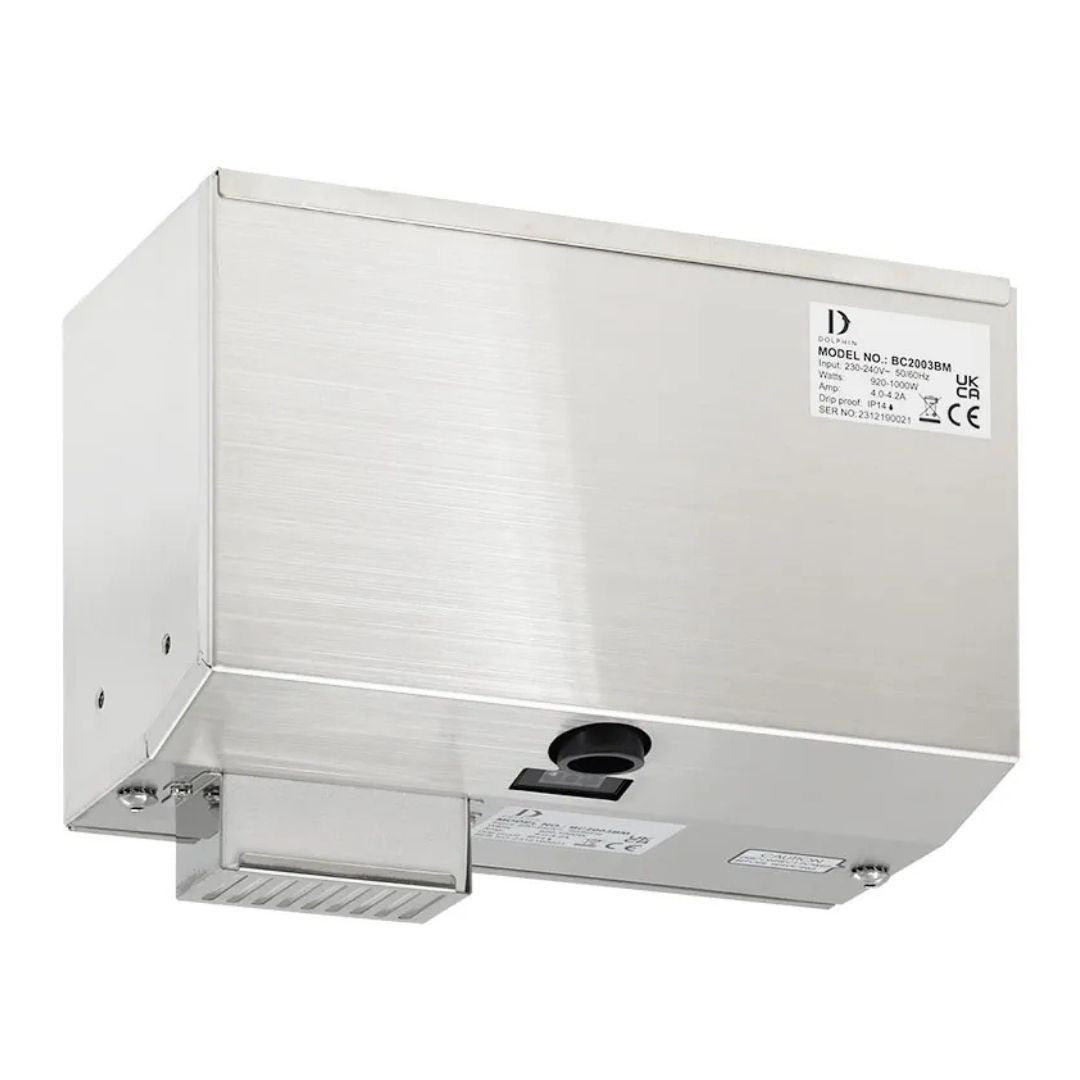 Dolphin BC2003-BM-HEPA Velocity Behind Mirror Hand Dryer With HEPA ...
