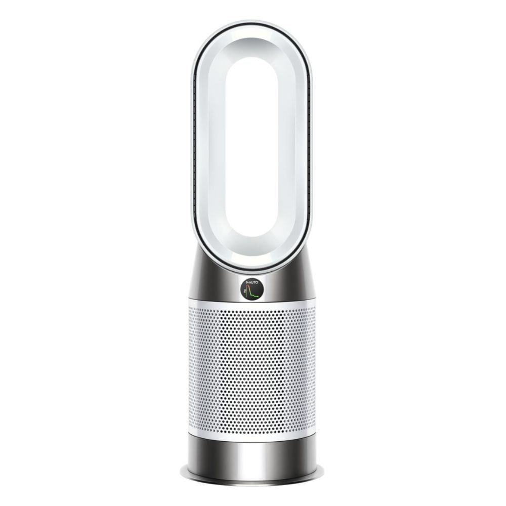 Dyson AM09 Hot+Cool Jet Focus fan heater in white/nickel 473399-01 – Intelligent Hand Dryers