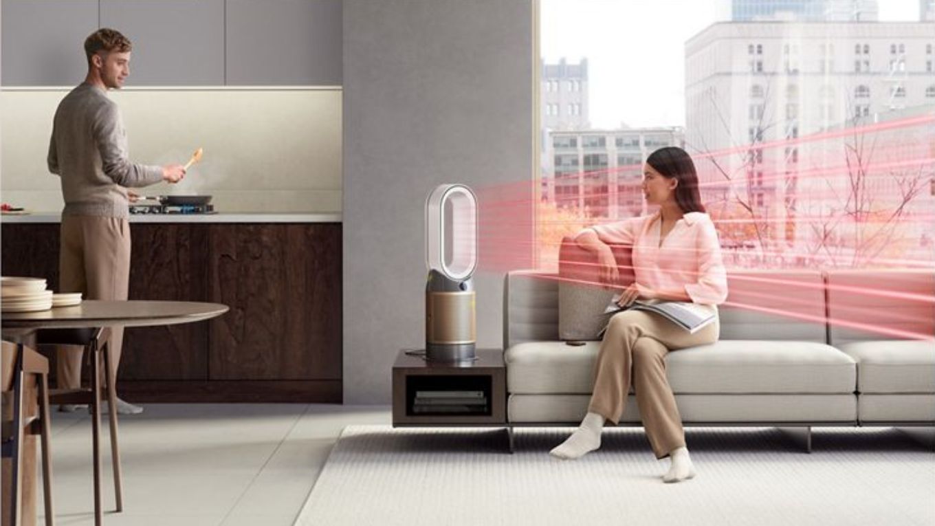 Dyson HP09 Hot+Cool™ Formaldehyde purifying fan heater 381387-01 ...
