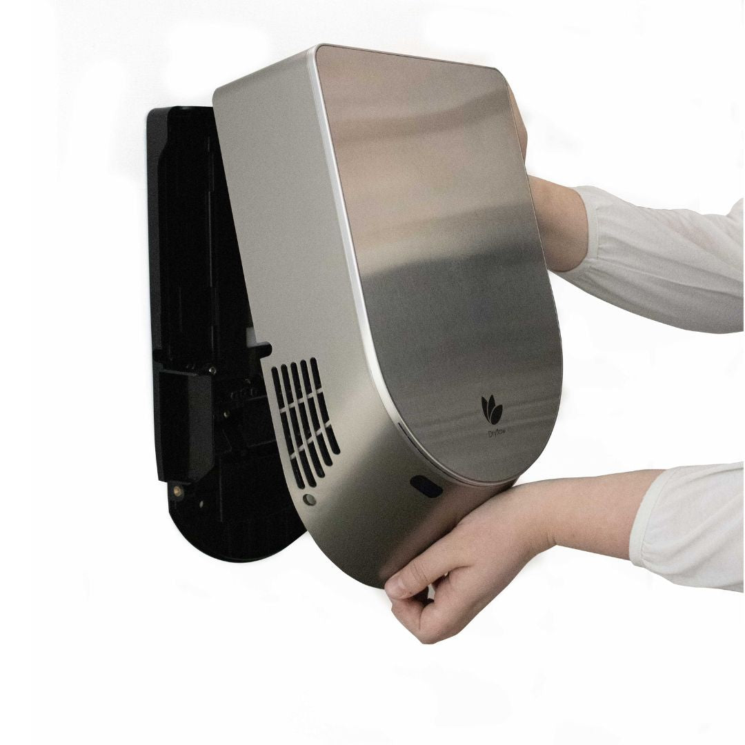 Dryflow Infinity Hand Dryer | HEPA Filter | Fast, Slim Quiet DFI007 ...