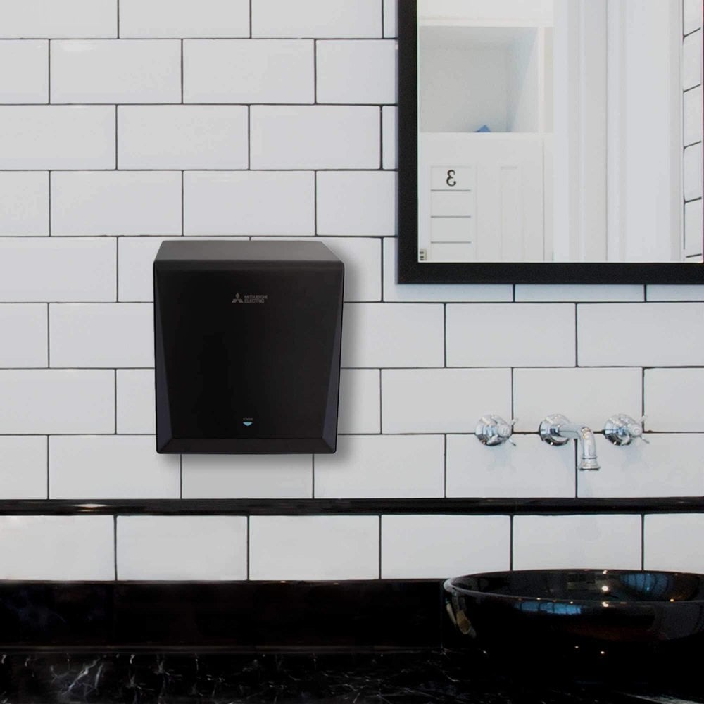 Mitsubishi Jet Towel Wave u02 Smart Hand Dryer - Black – Intelligent ...